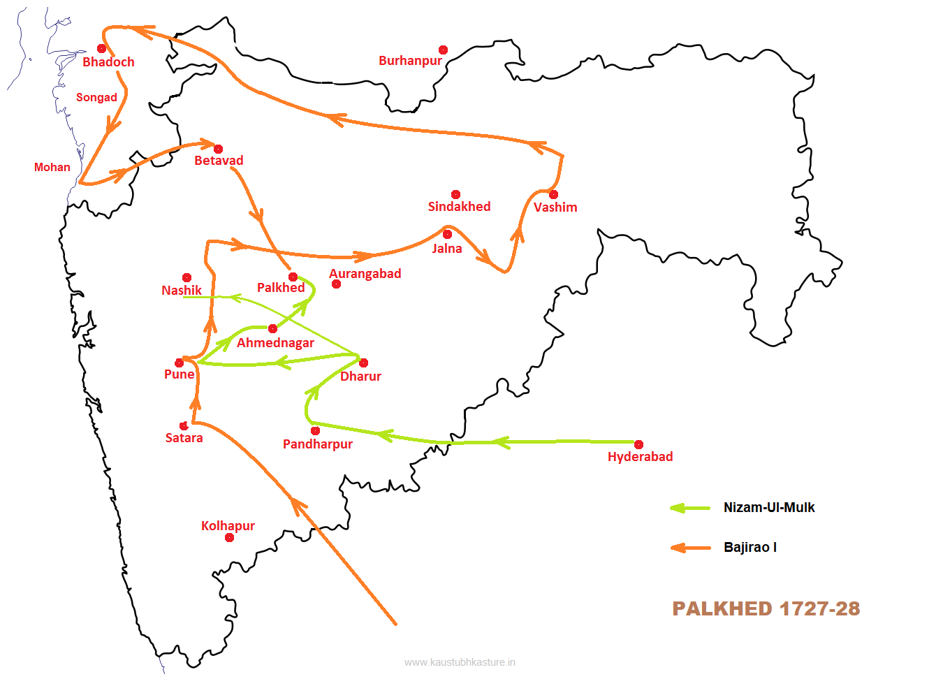 Peshwa Bajirao Ballal, Part 1: The Great Maratha Expansion - Words and ...